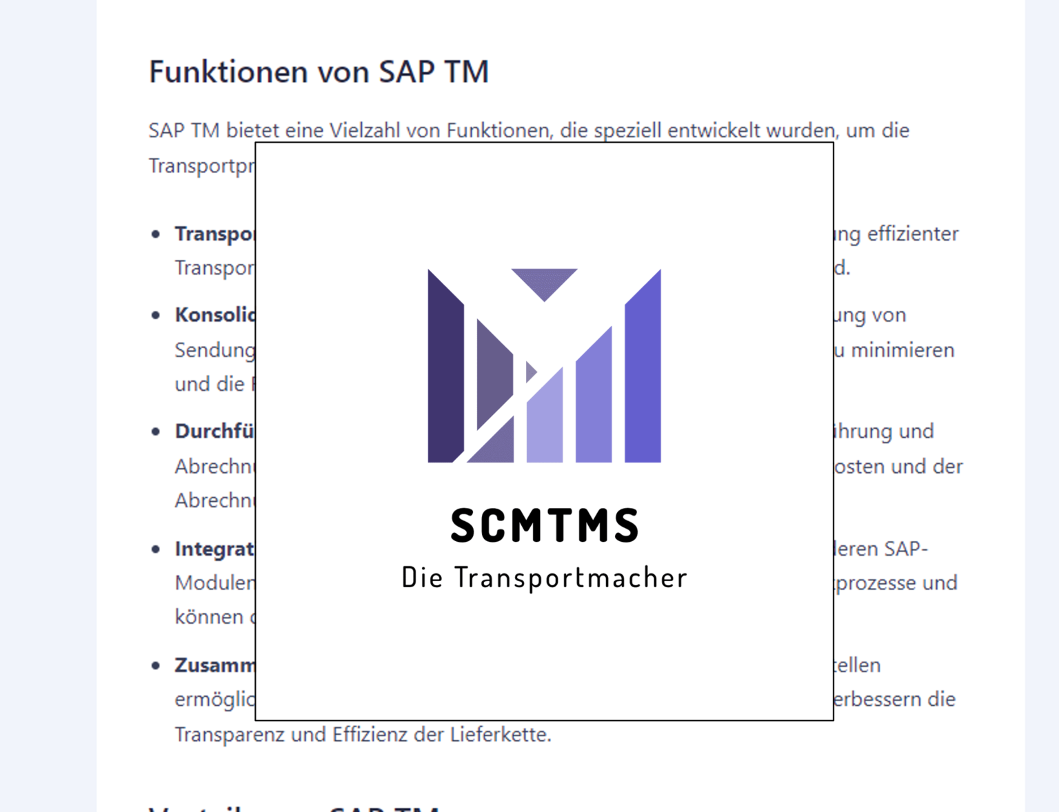 Was ist Oracle Transportation Management (OTM)?